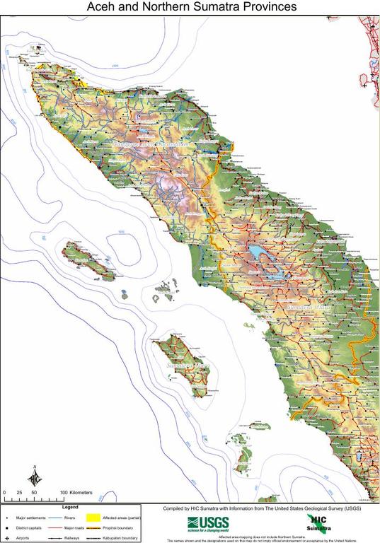 Aceh And Northern Sumatra Provinces | Katalog Peta Banda Aceh