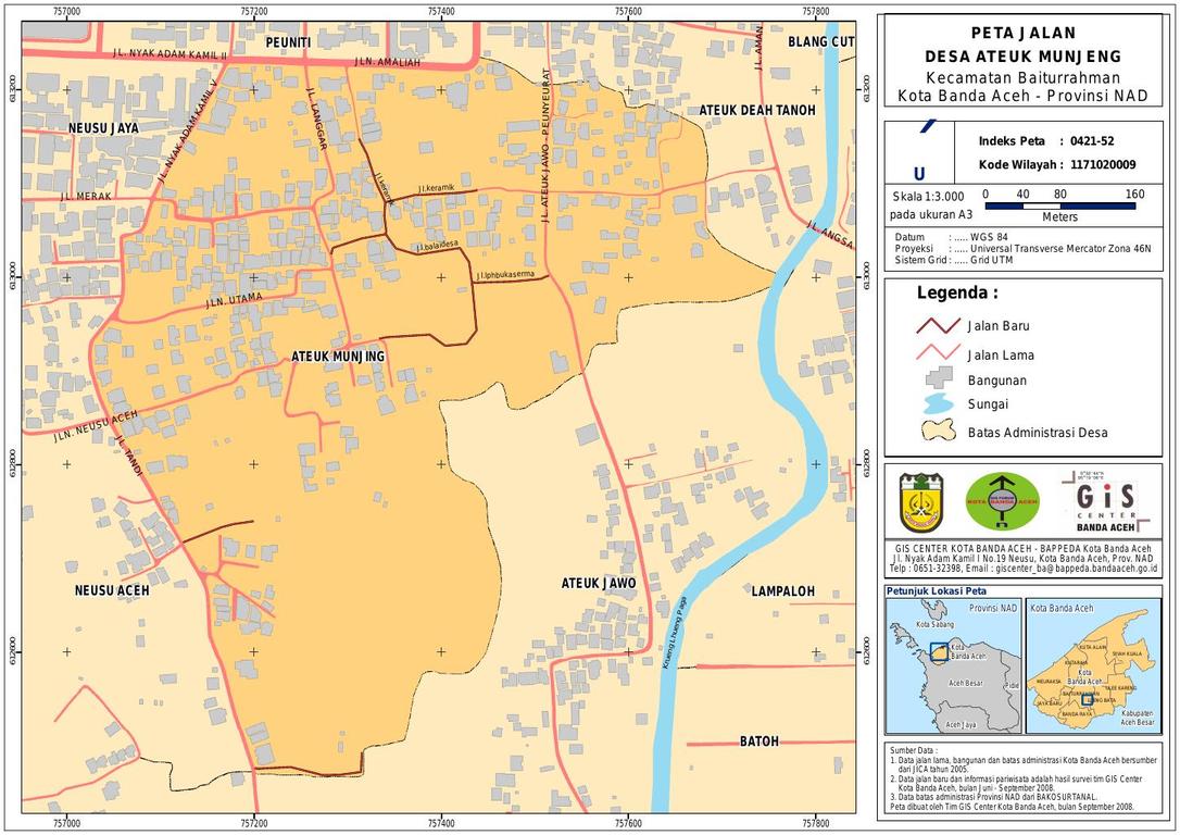 PETA_HASIL_SURVEY JALAN DAN SARANA PARIWISATA DESA ATEUK MUNJENG ...